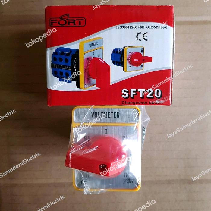 Jual Fort Volt Selector / Selector Switch Rotary 3P 20A SFT20-7 ...