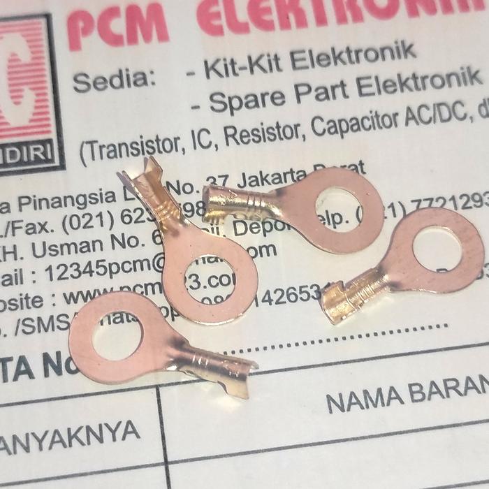 Jual Skun Ring Bulat 2-6 diameter Ring 6mm untuk kabel serabut 2mm ...