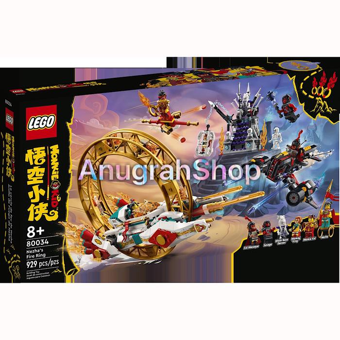 LEGO® Monkie Kid Review MOCs: 80034 Nezha's Fire Ring New, 57% OFF