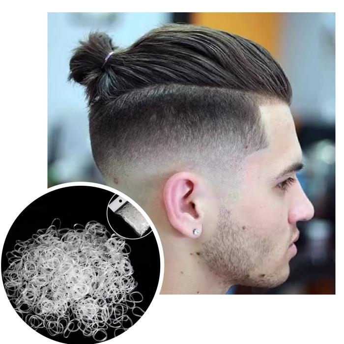 Jual ( ISI 200 pcs ) IKAT RAMBUT JEPANG / karet rambut pria wanita ...