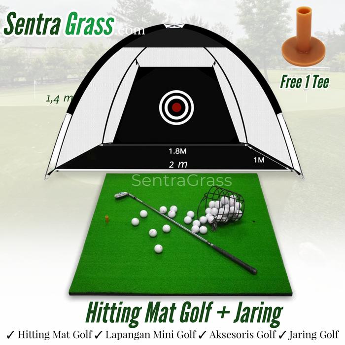 Jual Driving range golf 1.2mx1.2m & Jaring net latihan golf - paket ...