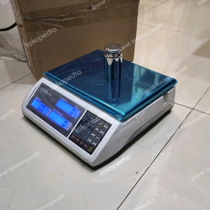 Jual Counting scale CAS JCS 3kg / timbangan menghitung pcs 3kg x 0,1gr - Jakarta Pusat - pusat ...