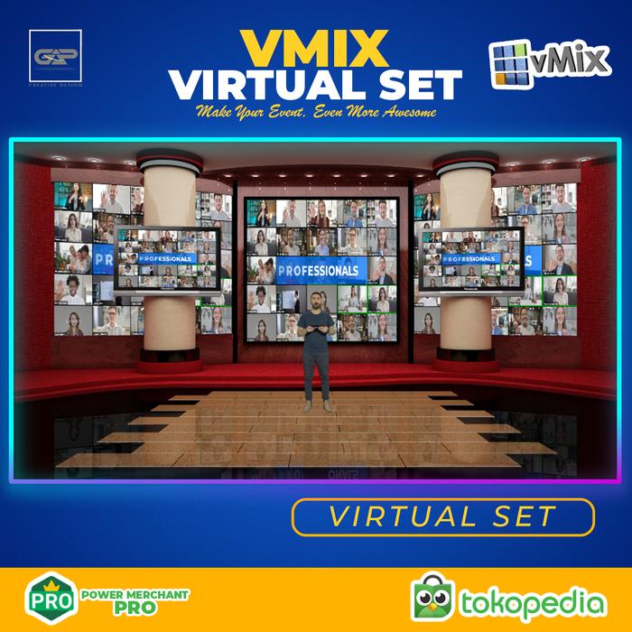 Jual vMix Virtual Set - Stage 14 - Kota Samarinda - GAP Creative Design ...