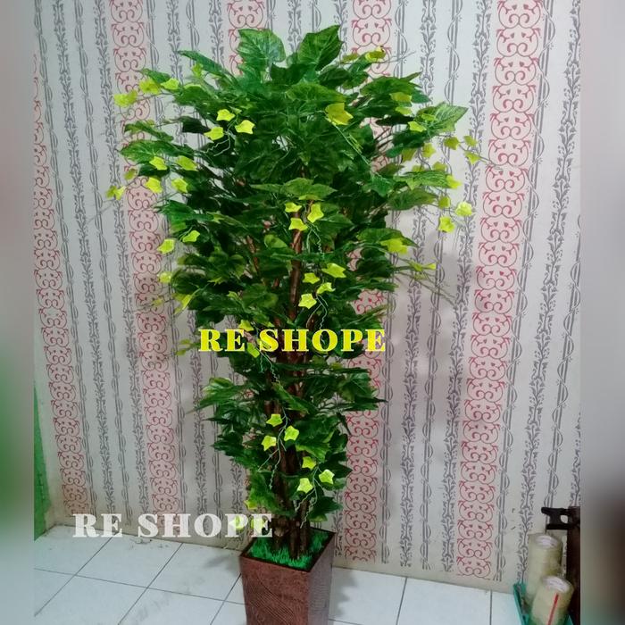 Jual pohon hias pohon anggur plastik bunga hias artificial bunga ...