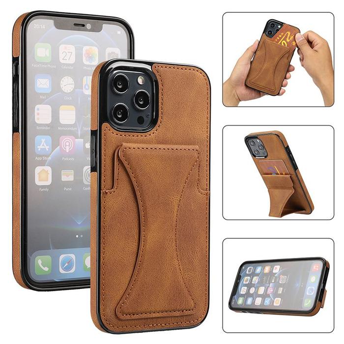 Jual Case Samsung A33 A53 A54 Standing Card Slot Leather Back Cover ...