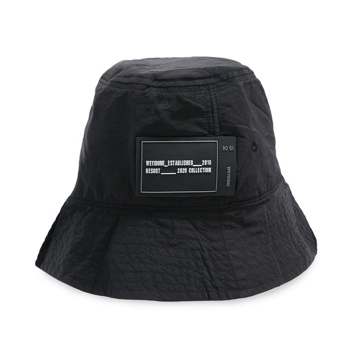 Promo We11done Logo Rubber Patch Bucket Hat - Black - Kota Tangerang ...
