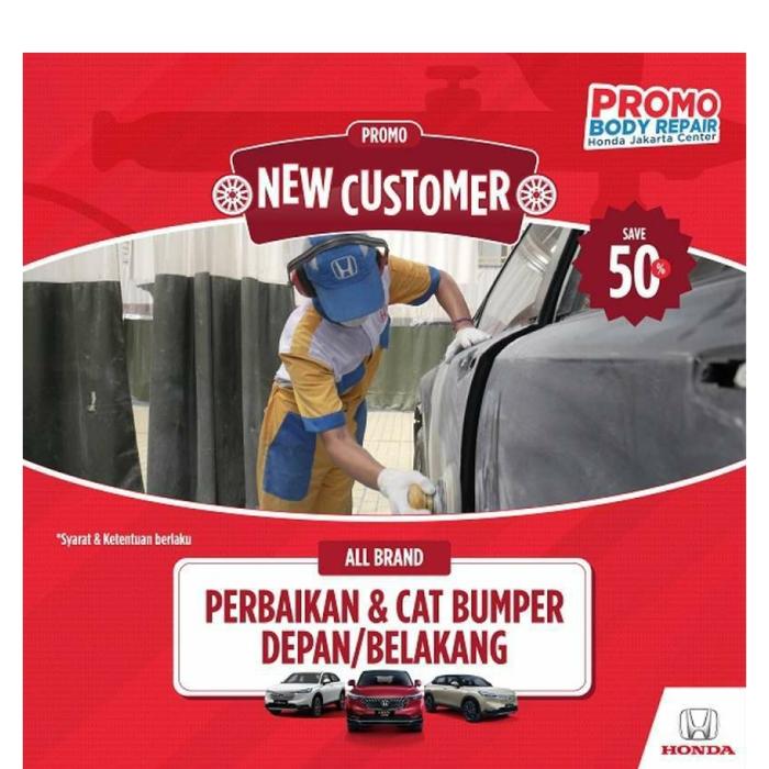 Promo Jasa perbaikan body & cat mobil 1 panel (bumper depan/belakang ...