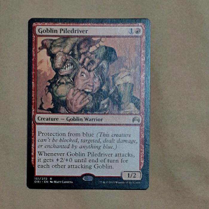 Jual MAGIC THE GATHERING MTG Goblin Piledriver - Jakarta Barat - TCG Forever | Tokopedia