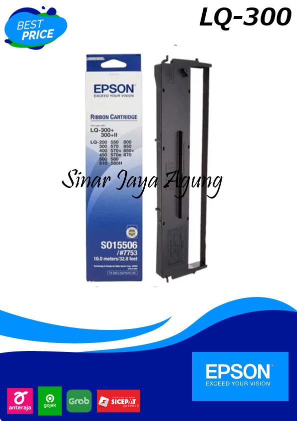 Jual Ribbon Cartridge Epson LQ300+II Pita Printer Epson LQ300+ Original ...