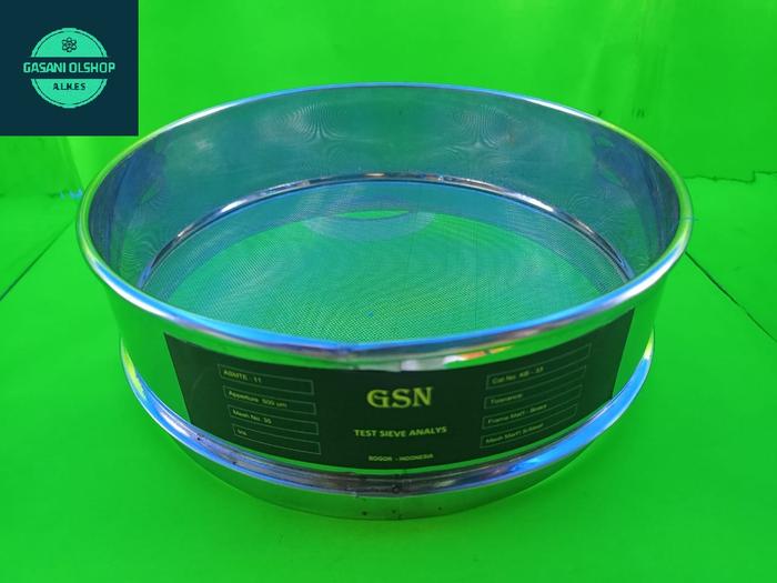 Jual Sieve Test Mesh 35 Sieve Ayakan Stainless Mesh 35 (0.5 mm) - Kab ...
