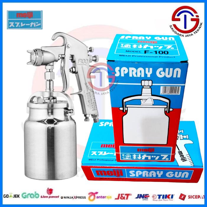 Jual Spray Gun F100 / F - 100 Tabung Bawah MEIJI TAIWAN - Kota Surabaya ...