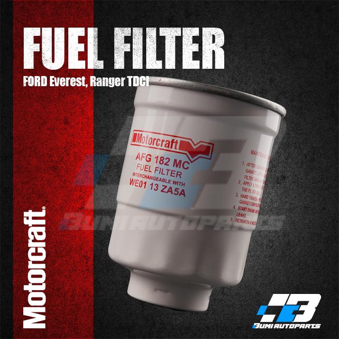 Jual Saringan / Filter Solar ORIGINAL MOTORCRAFT FORD Everest / Ranger ...