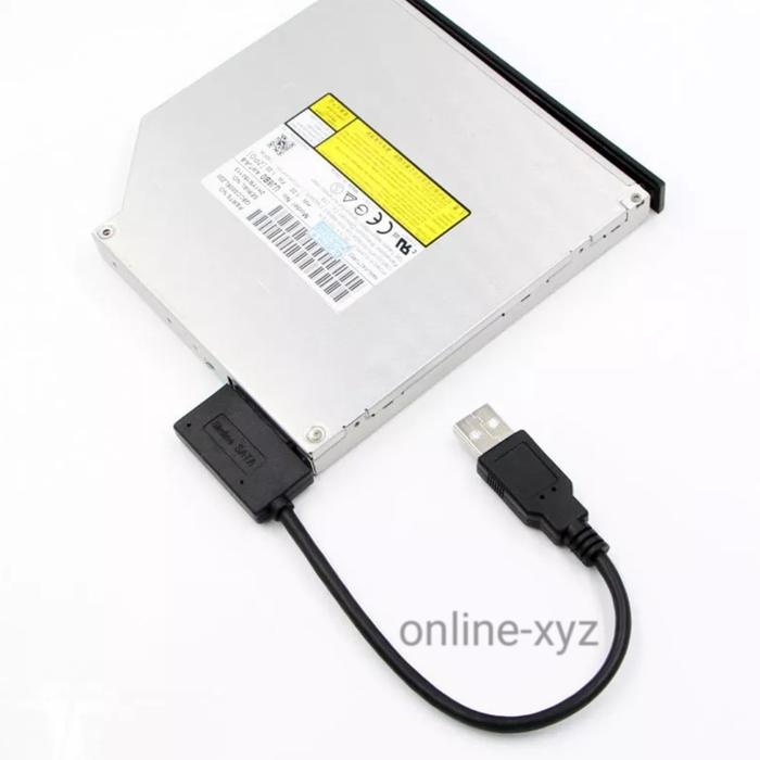 Jual kabel Usb Konektor DVD Dvdrom Drive internal laptop external cdrom ...