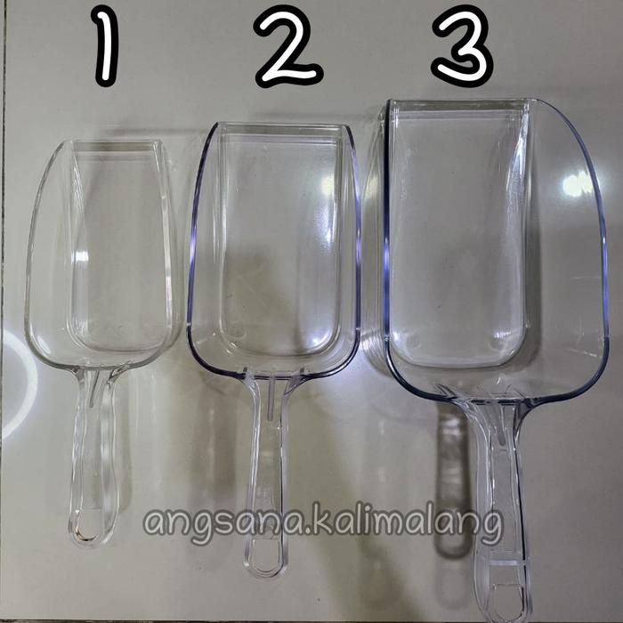 Jual Scoop ice / sekop serokan es batu / tepung / gula bahan PC besar ...