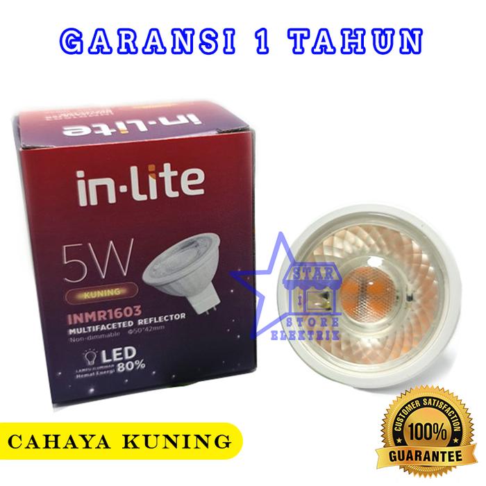 Jual Lampu Spotlight LED Inlite 5 WATT MR16 Downlight COB INMR1603 ...