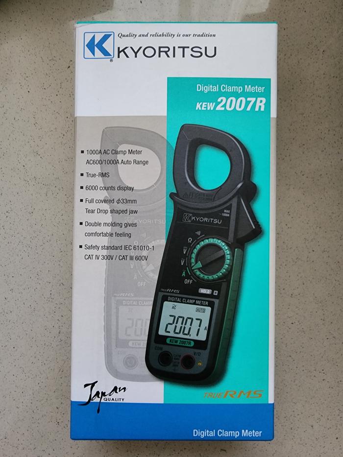 Jual Kyoritsu KEW 2007R Digital Clamp Meter - Tang Ampere Digital ...