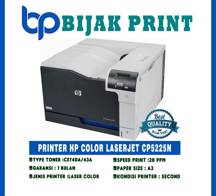Jual printer hp laserjet cp5225 color a3 second siap pakai - Jakarta Pusat - Bijak Printer ...