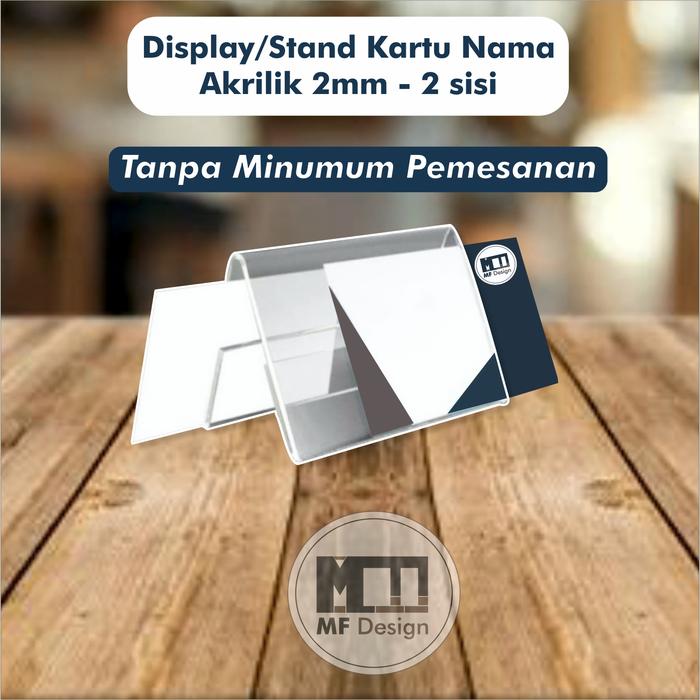 Jual Display Kartu Nama Akrilik | Akrilik Kartu Nama |Acrylic Label ...