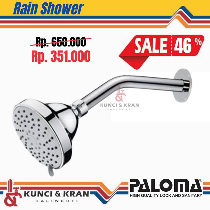 Jual Shower Paloma 3-Jet Round Wall Shower Rain Shower - Kota Surabaya ...
