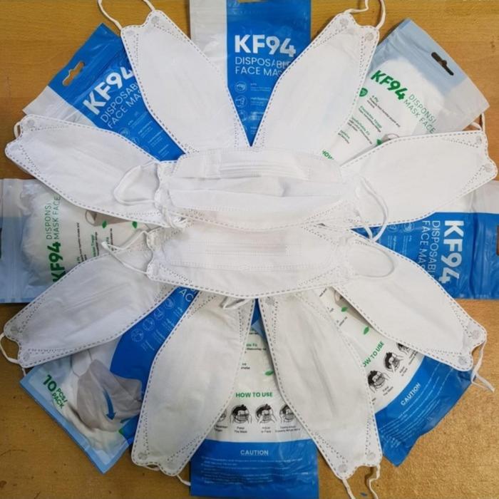 Jual Masker KF94 4ply 5ply Kemenkes KF 94 Tebal Premium 4 PLY 5 PLY 10 Pcs - KFGB Hitam ...