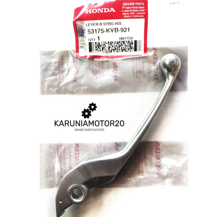 Jual Handle Rem Kanan Beat Pop ECO Fi Tipe CBS Original AHM 53175-KVB ...