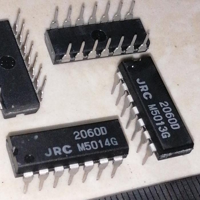 Jual 2060D JRC JRC2060D 2060 NJM2060D Quad Opamp Preamp IC Dip-14 ...