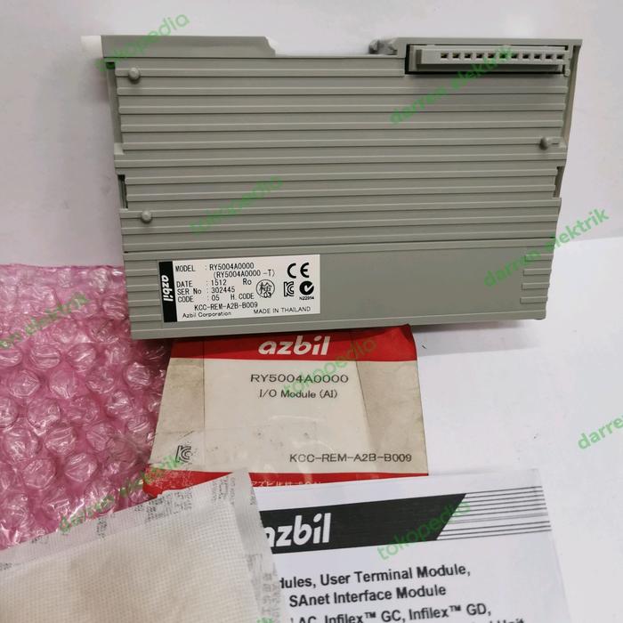 Jual AZBIL I/O module RY5004A0000 - Jakarta Barat - Darren elektrik ...