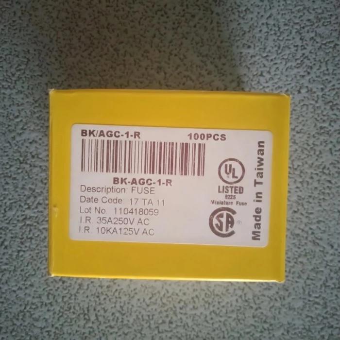 Jual FUSE AGC-1R 1A 250V 6,3x32 FAST ACTING KACA AGC-1R 1A 250V 6,3×32 ...