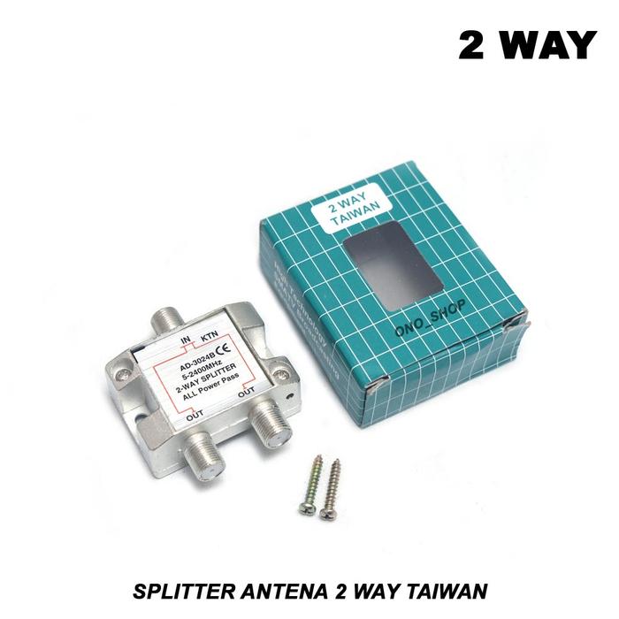Jual Splitter Antena 2 Way Taiwan - Jakarta Barat - ONO SHOP | Tokopedia