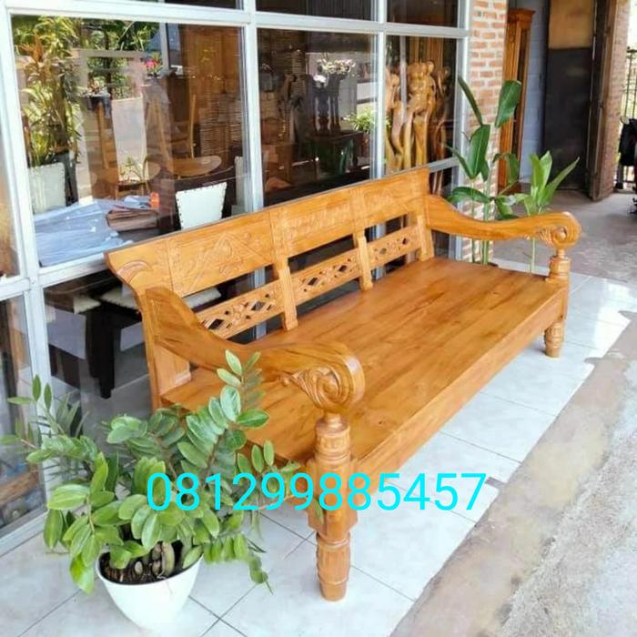 Jual Kursi Teras Jati Bangku Jowo Sofa Jawa Bale Bale Risban Antik Kuno ...