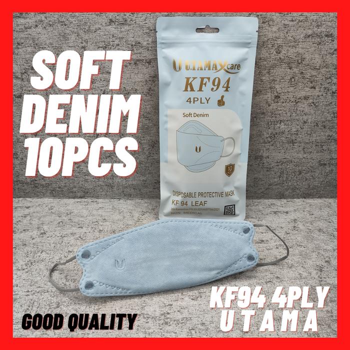 Jual Masker KF94 4ply 5ply Kemenkes KF 94 Tebal Premium 4 PLY 5 PLY 10 Pcs - KFGB Hitam ...