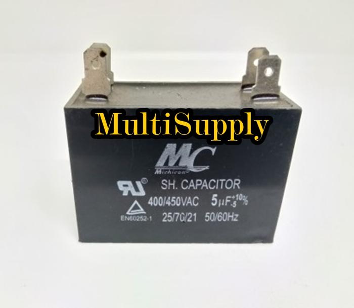 Jual Kapasitor Fan AC 5 uf MC Kaki 4 / Capacitor Fan MC Kotak 5uf Soket 4 - Kota Tangerang ...