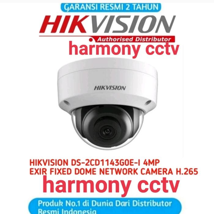 Jual IP Camera DS-2CD1143GOE-I HIKVISION IP Dome Indoor CCTV 4MP H265 - Jakarta Pusat - harmony ...