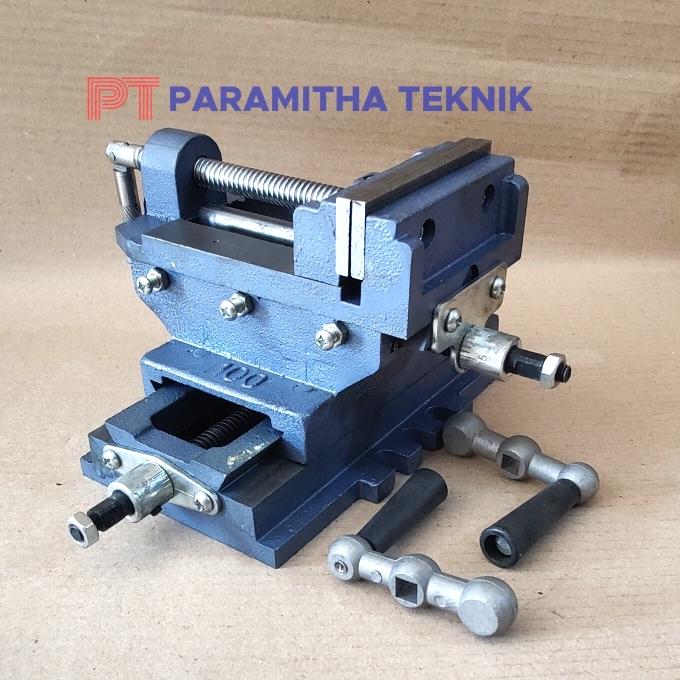 Jual Catok cross 4" ragum bais silang geser 100 mm bench cross vise 4 ...