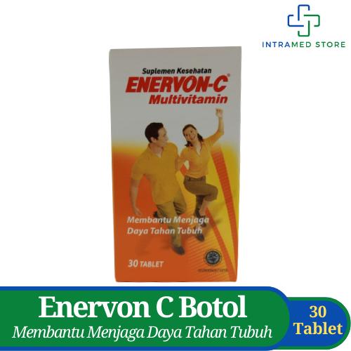 Jual Enervon C Botol Isi 30 Tablet - Suplemen Multivitamin Daya Tahan ...