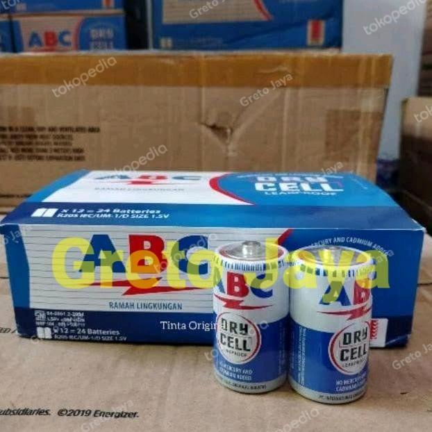 Jual Baterai Besar Tipe D Type Ukuran R20 Big Batrai Size R 20 Batu ...