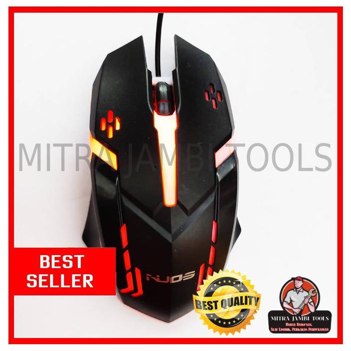 Jual MOUSE GAMING X1 LAMPU LED VARIASI WARNA KABEL USB - Kota Jambi ...