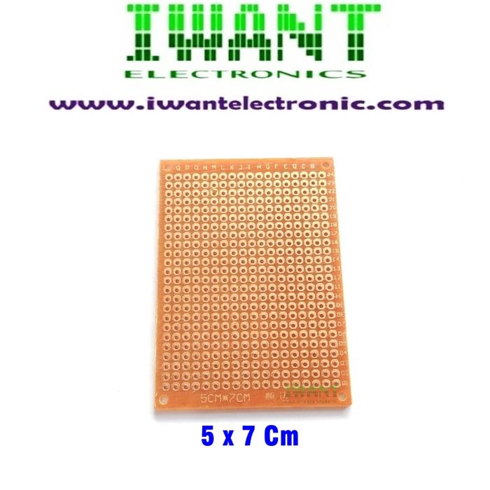 Jual PCB Matrix 5x7 cm PCB Lubang 5x7 cm - Kota Bandung - I.WANT ...