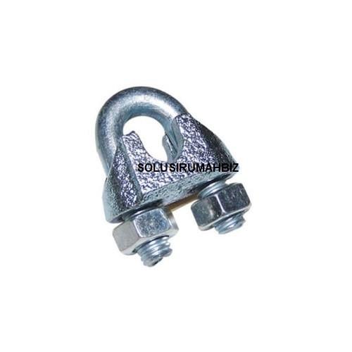 Jual klem sling baja 3mm kuku macan 3 mm kabel baja wire rope clamp ...