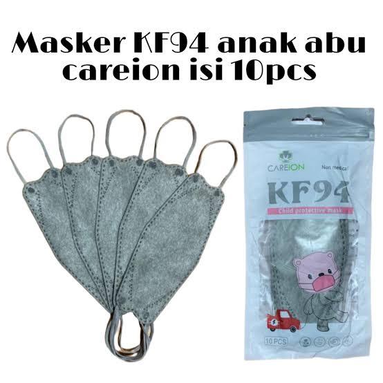 Jual Masker kf94 Anak Careion Abu Isi 10 Pcs - Kota Bandung - Berkahjaya67 | Tokopedia
