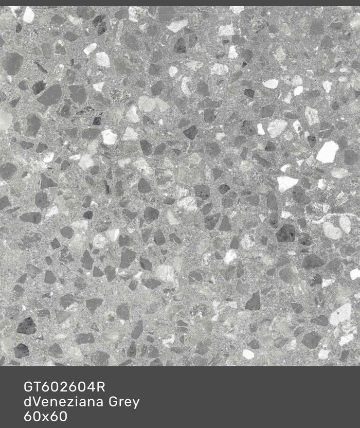 Jual Roman Granit Matt 60x60 terazzo dVeneziana Bone, Grey kw1 GT602603 ...