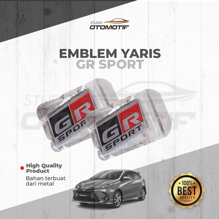Jual LOGO EMBLEM MOBIL GR SPORT STAINLESS METAL EMBLEM GR SPORT TOYOTA ...