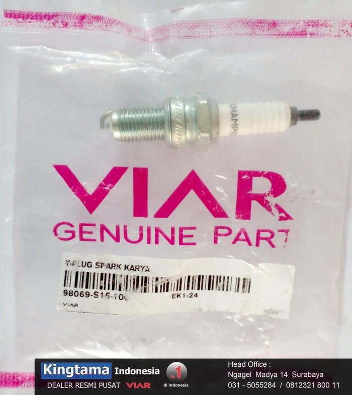 Jual BUSI VIAR /PLUG SPARK KARYA MOTOR VIAR TIGA RODA - Kota Surabaya ...