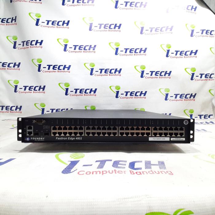 Jual Switch Hub FastIron Edge 4802 48 Ports Second - Kota Bandung - CV ...