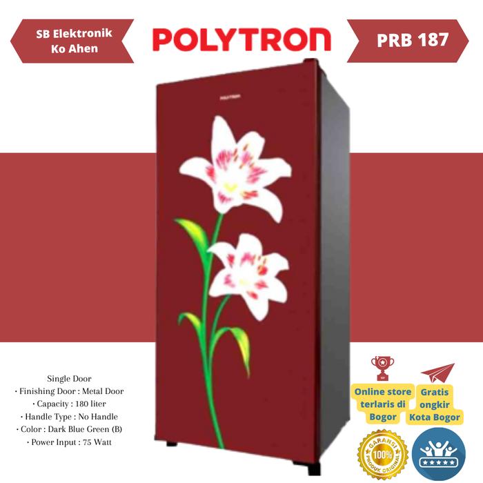 Jual Kulkas 1 Pintu Polytron PRB 187 Original Garansi Resmi - Kota ...