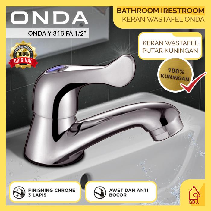 Jual KERAN WASTAFEL ONDA Y 316 FA / KRAN AIR CUCI TANGAN / BASIN FAUCET - Kota Tangerang Selatan ...
