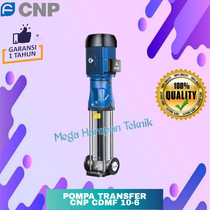Jual pompa transfer cnp cdmf 10-6 380v/ 3 phase vertikal MULTISTAGE pump - Jakarta Barat - Mega ...