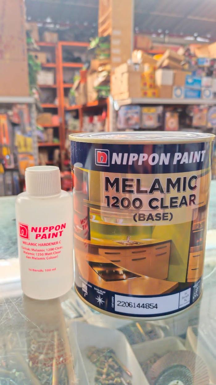 Jual Nippon Melamic CLEAR Base 0.9ltr+Hardener / Pernis Kayu - 1200 ...