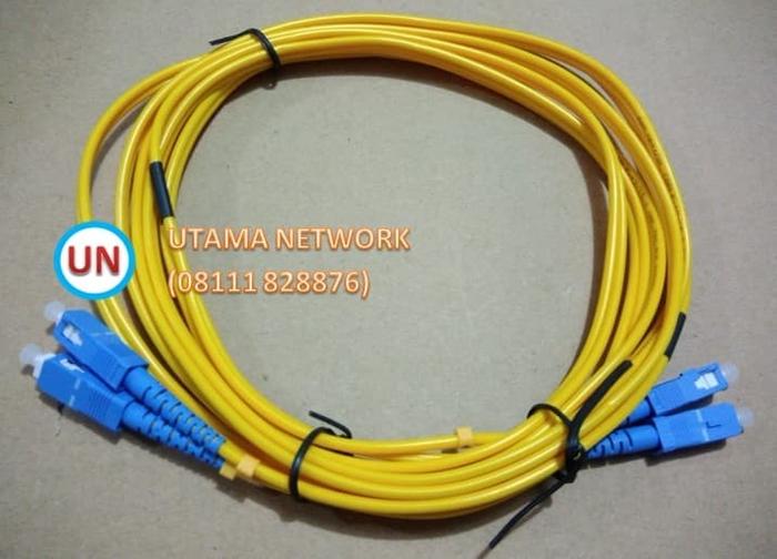 Jual Patch cord fiber optic SC SC duplex singlemode 8 meter - Jakarta Pusat - UTAMA NETWORK ...