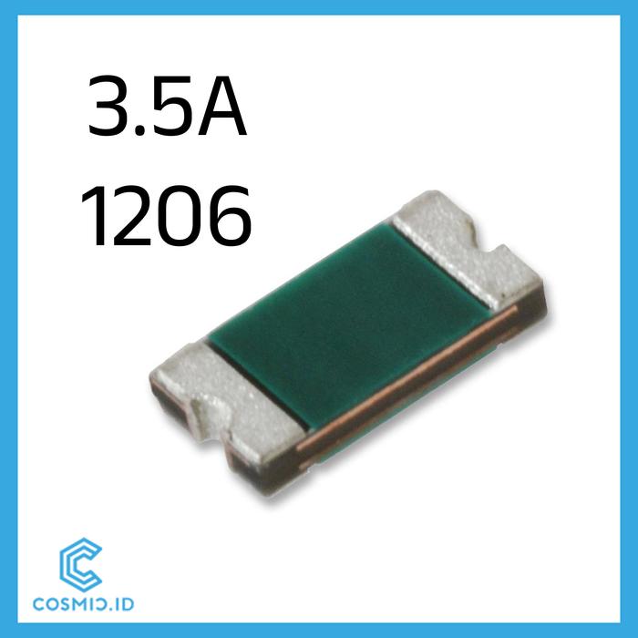 Jual IC PPTC 3.5A SMD 1206 Resettable Fuse Self-Recovery Fuses 3500mA ...